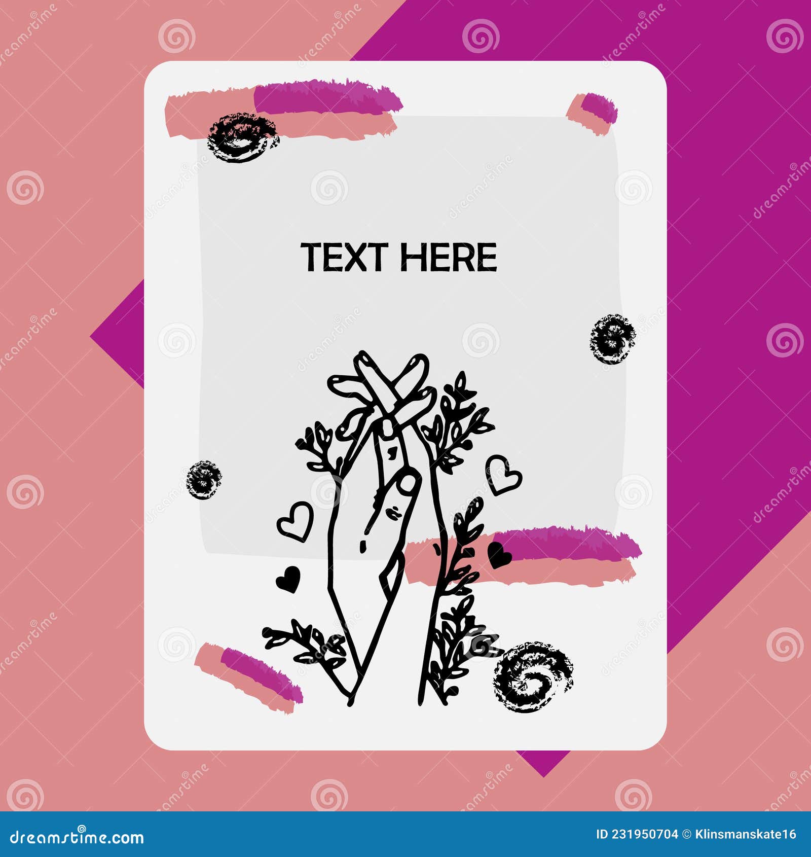 Creative Paper Notes and Card Design Stock Vector - Illustration of ...