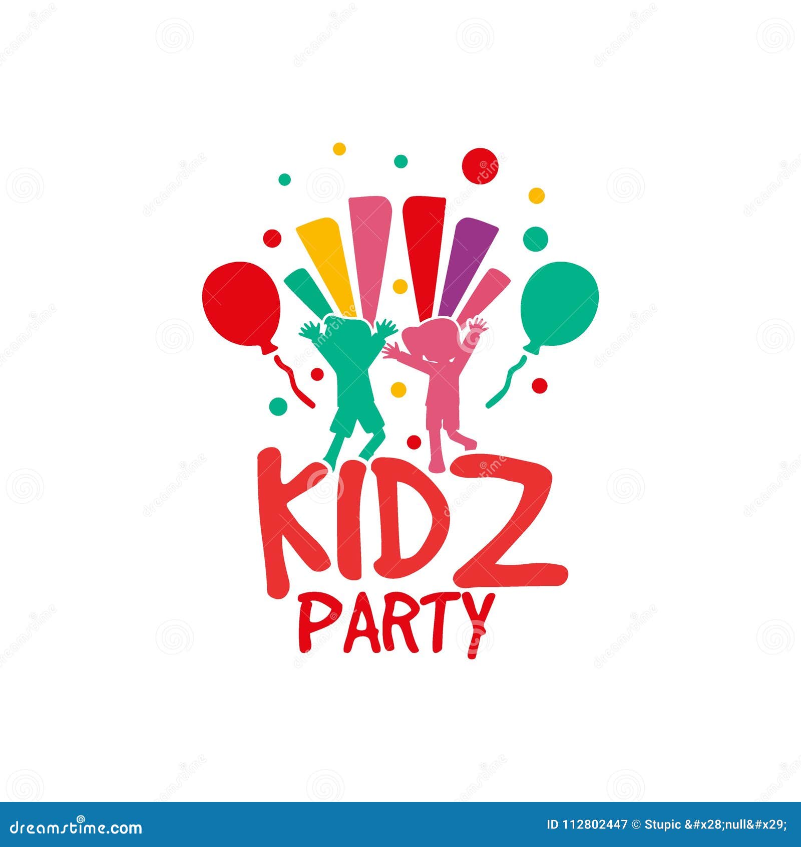 Creative Party Logo Design Vector Art Logo Stock Illustration ...