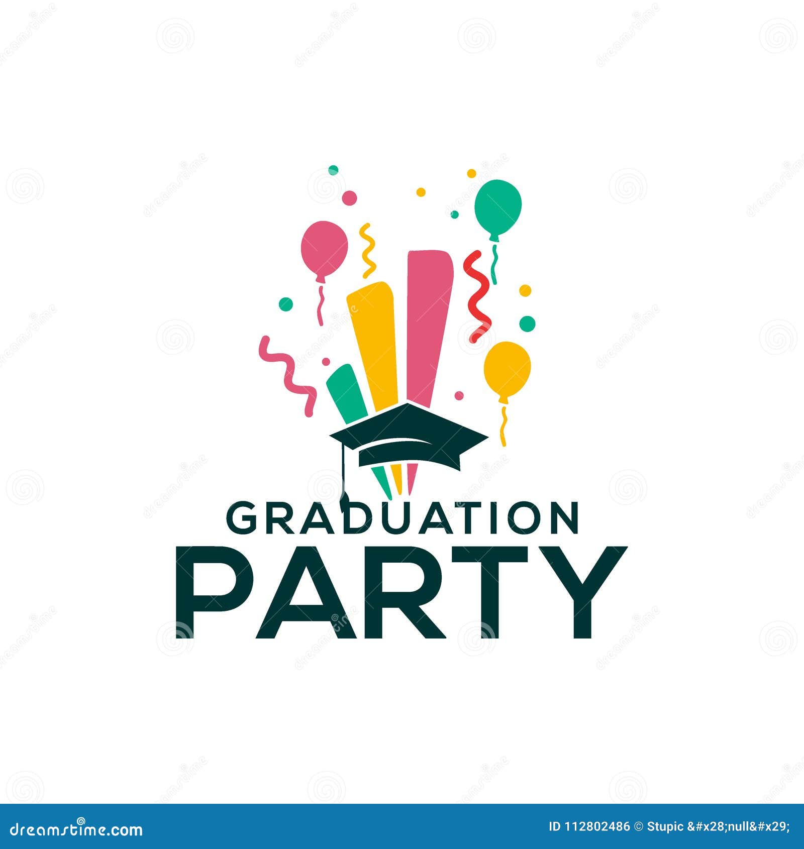 Creative Party Logo Design Vector Art Logo Stock Illustration ...