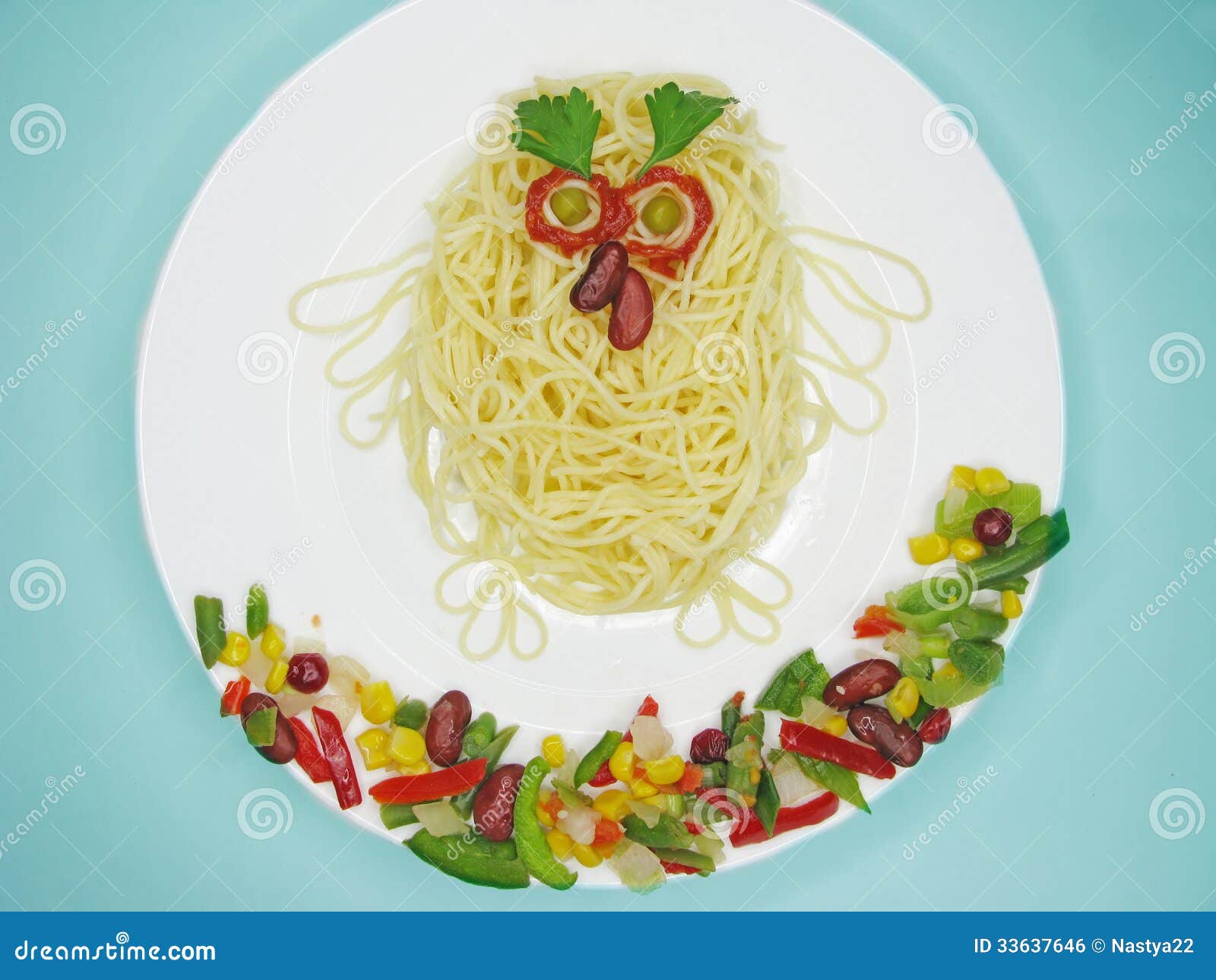 Creative Pasta Food Bird Shape Stock Photo - Image of meal, gourmet ...