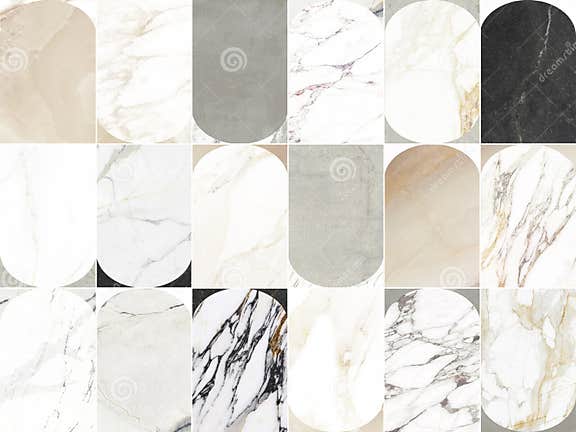 Background Patchwork Pattern Stone Ceramic with Marbles and Arches ...