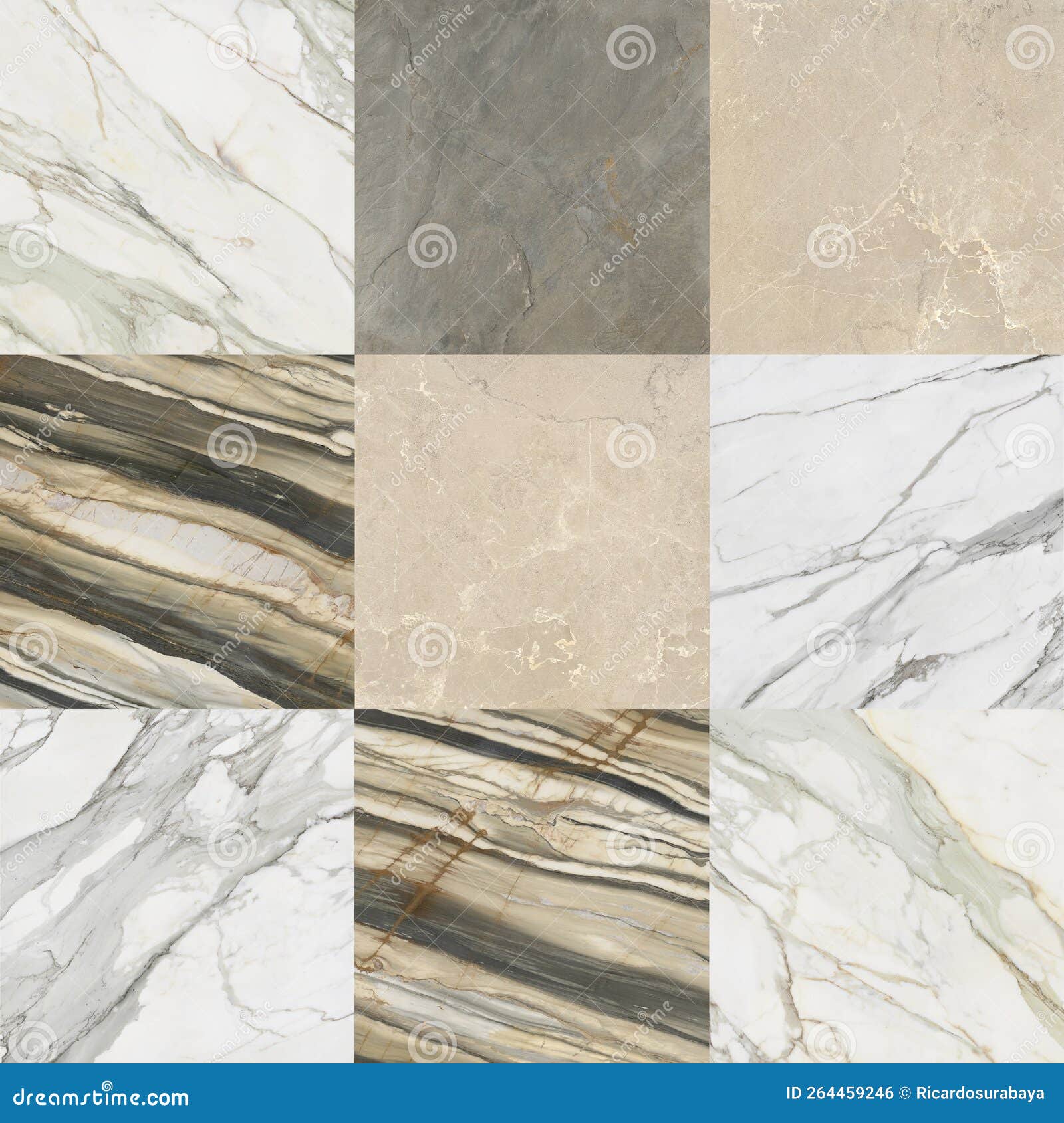 Patchwork Pattern Mixed of Several Beautiful Marbles for Digital Use ...