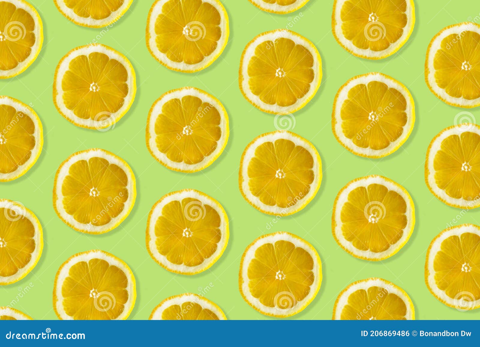 Creative Pattern Made of Lemon. Stock Photo - Image of organic ...
