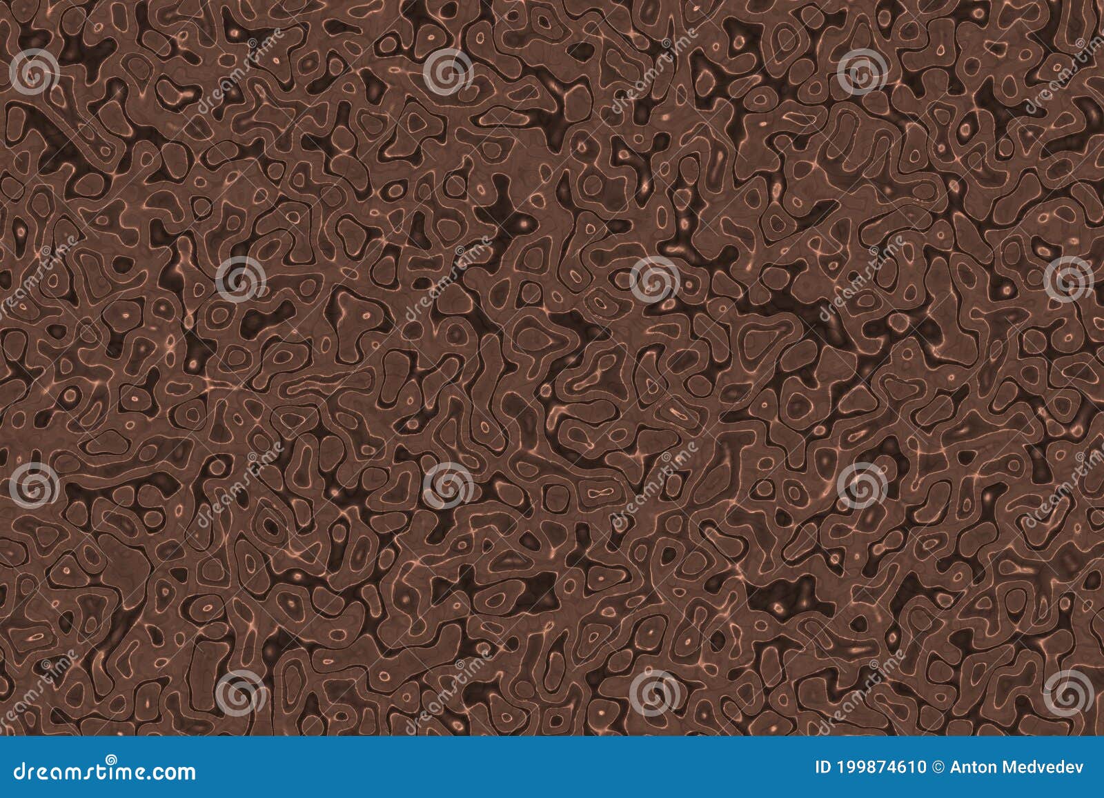 Creative Pattern with Soft Forms Computer Art Background Texture ...