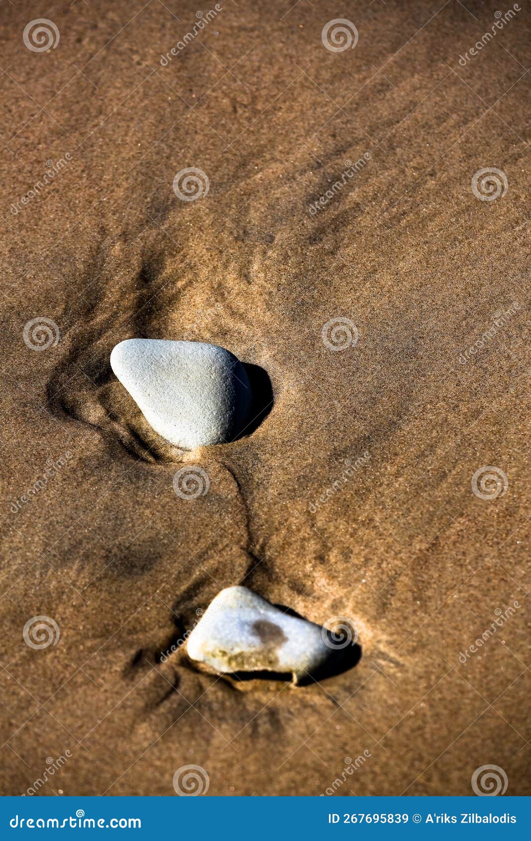 Creative Patterns and Signs in Beach Sand Stock Image - Image of ...