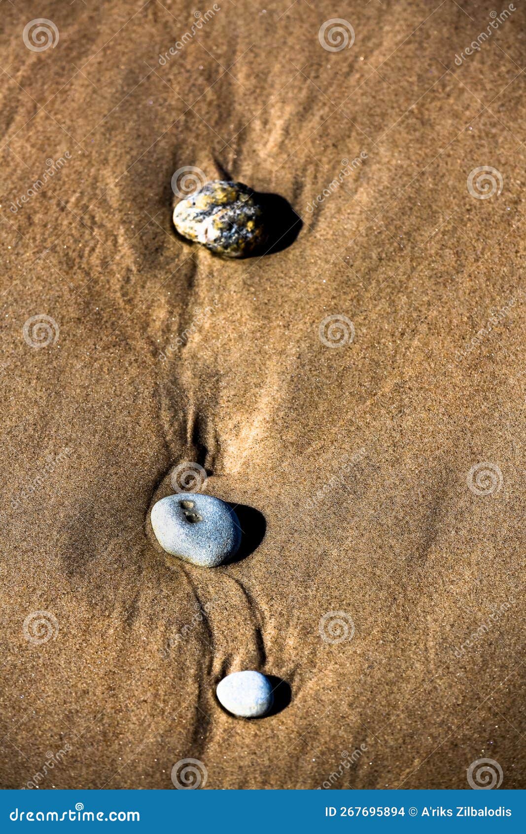 Creative Patterns and Signs in Beach Sand Stock Photo - Image of summer ...