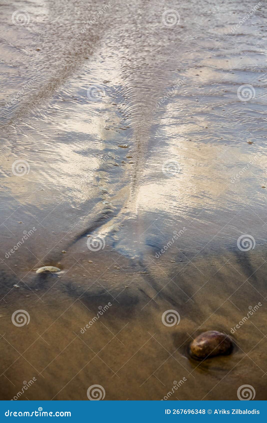 Creative Patterns and Signs in Beach Sand Stock Photo - Image of ...