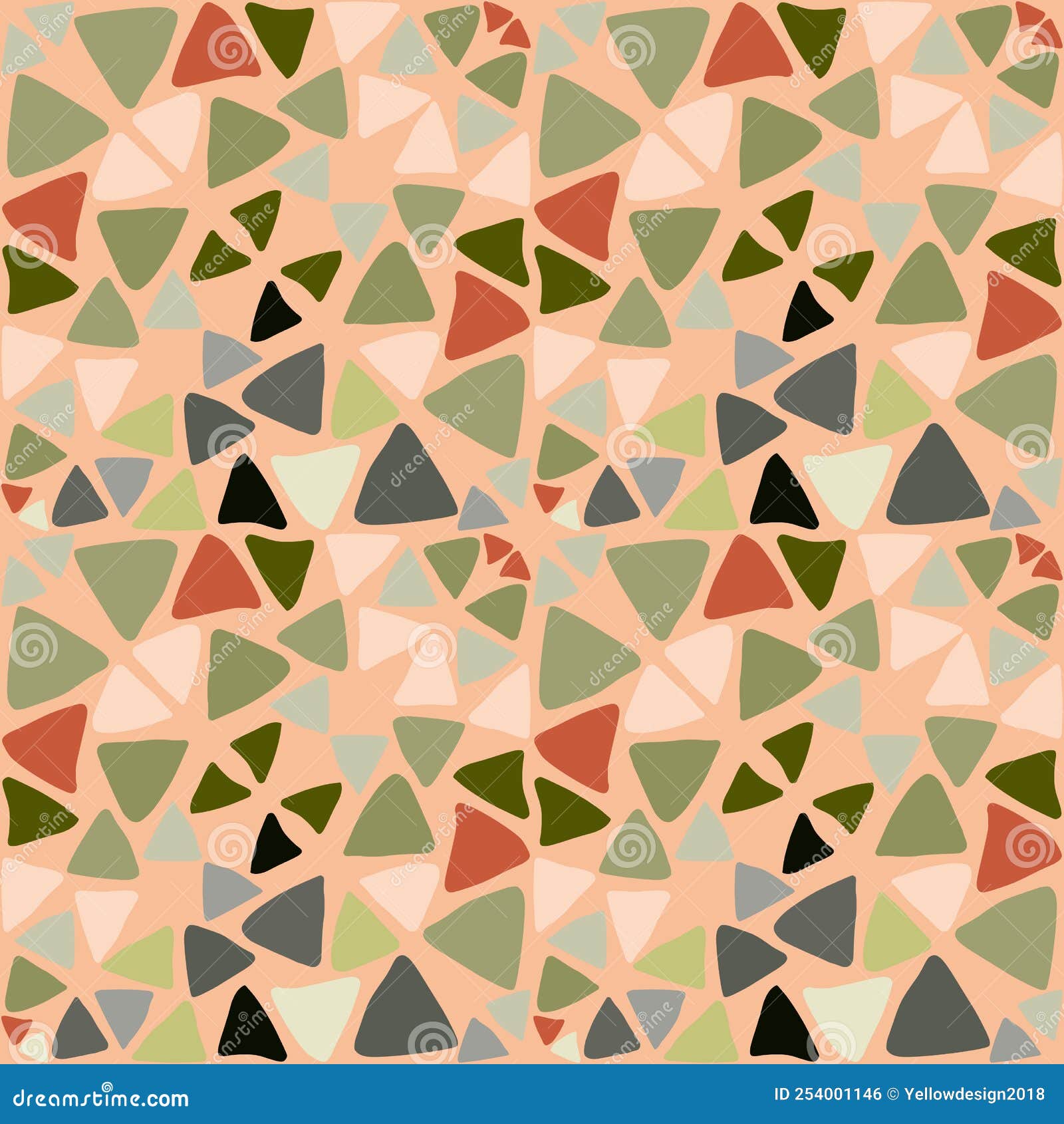 Creative Pebbles Seamless Pattern. Texture of a Brick Wall Background ...