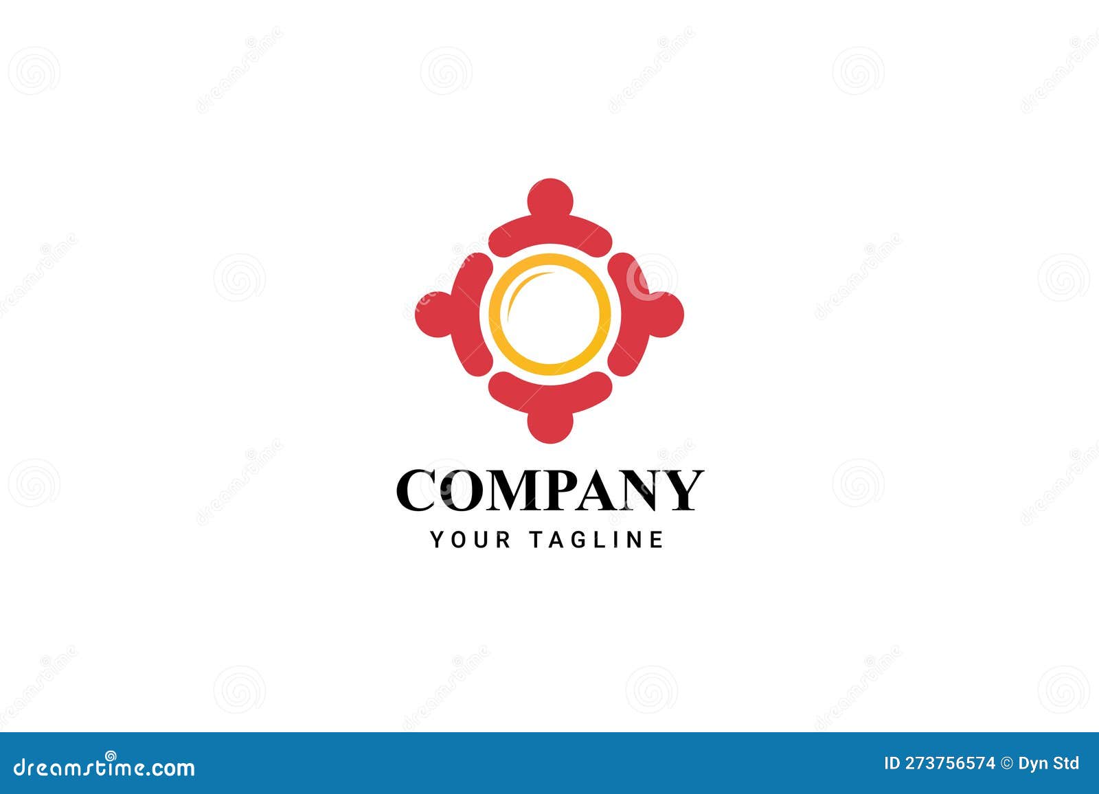 Creative People Logo Design Template Stock Vector - Illustration of ...