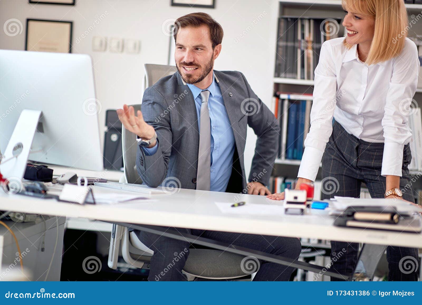 Creative People at Office.Startup Business Stock Photo - Image of ...
