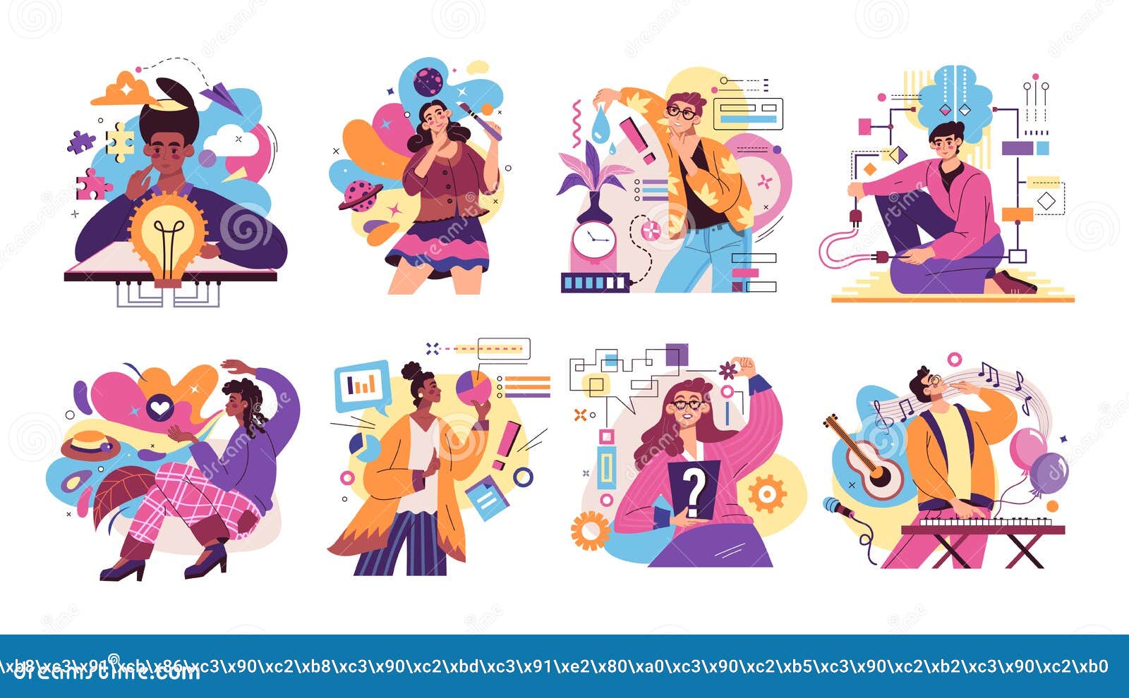 Creative People. Persons Temperaments. Mindset Type. MBTI Character ...