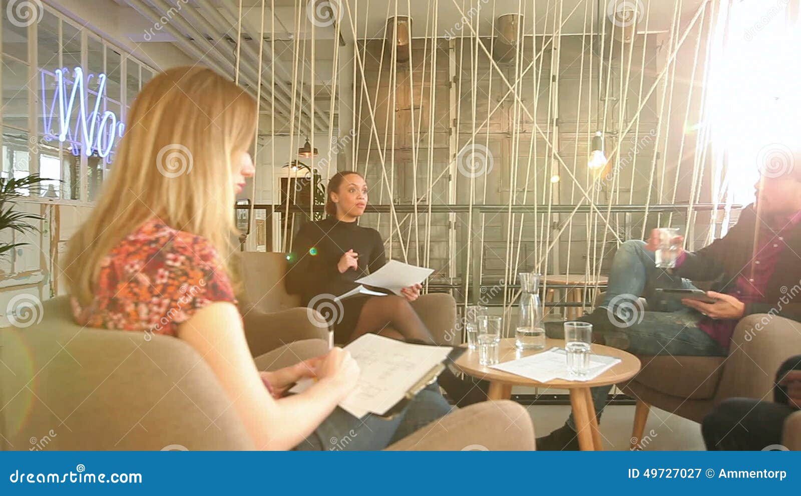 Creative People Sharing Theirs Ideas Stock Video - Video of business ...