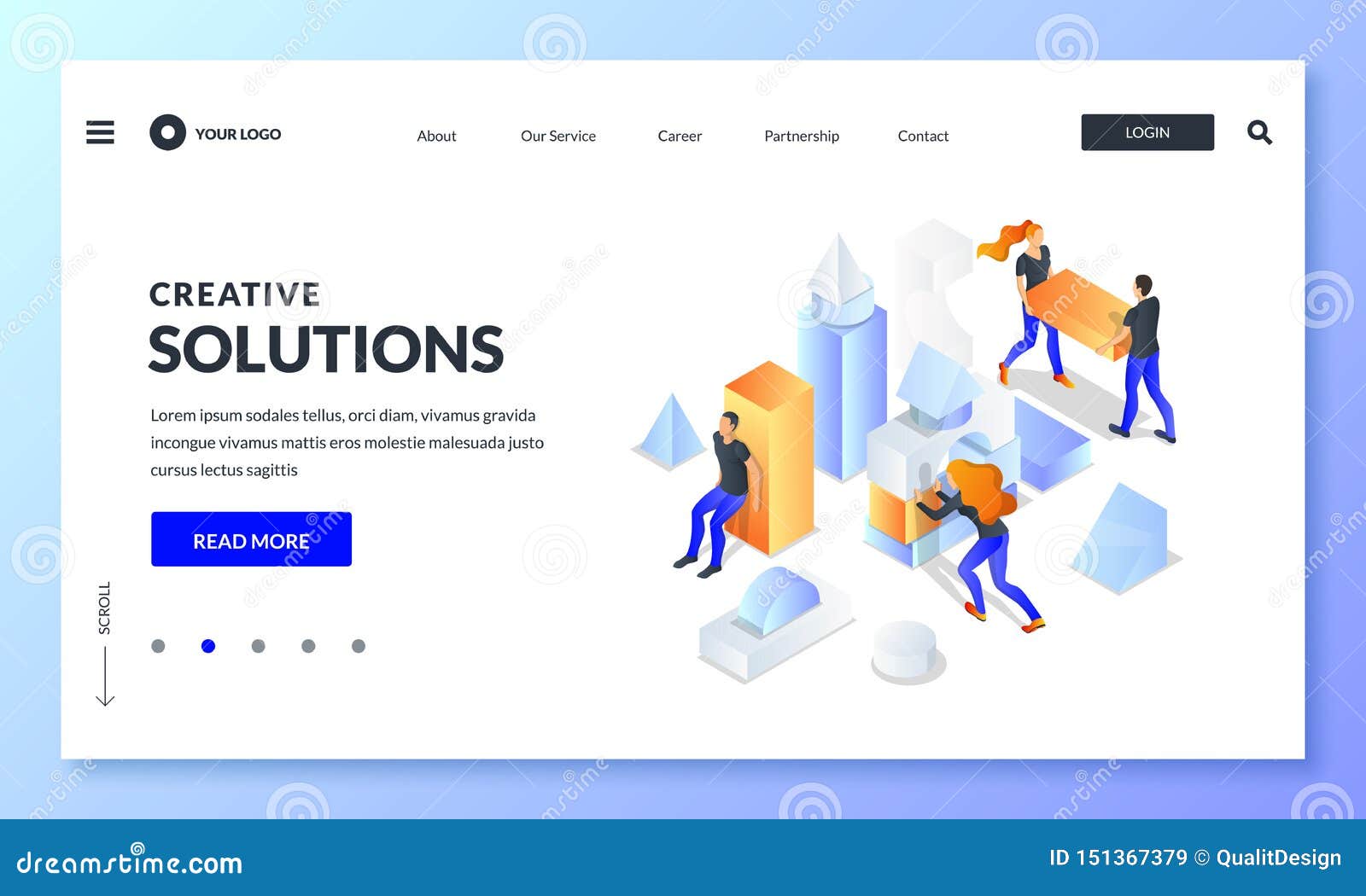 People Build Construction from Multicolor Cubes, Business Metaphor ...