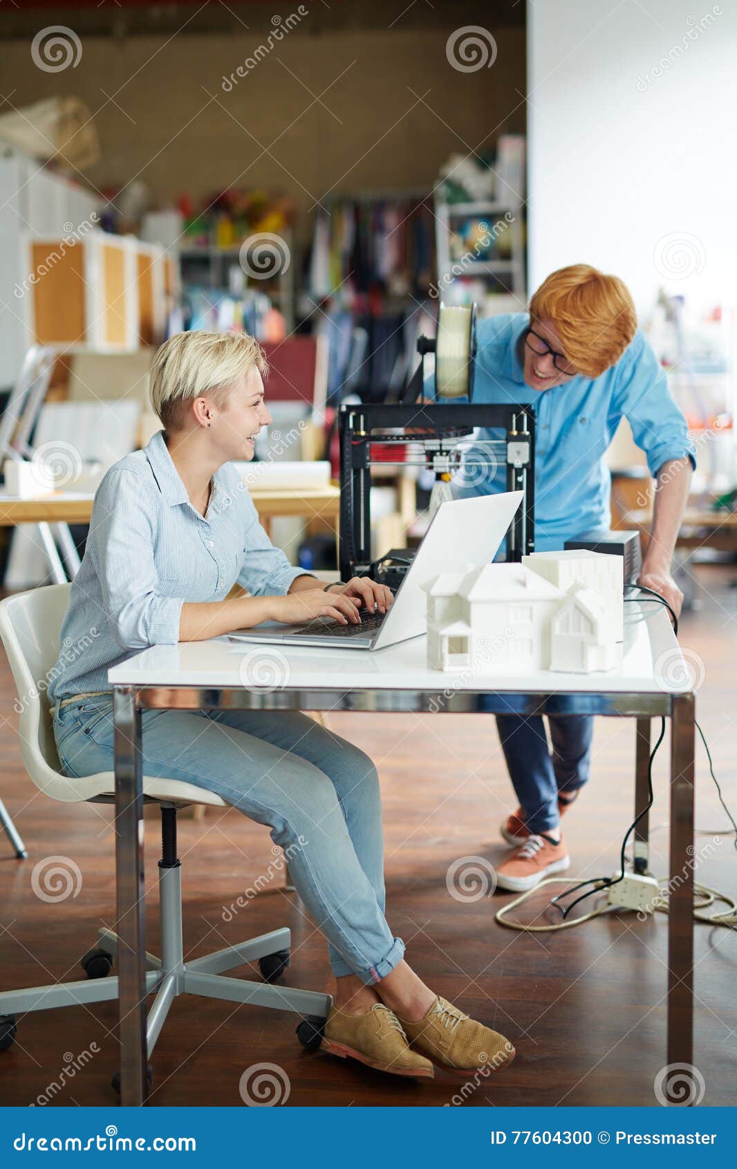 Creative people at work stock photo. Image of teamwork - 77604300
