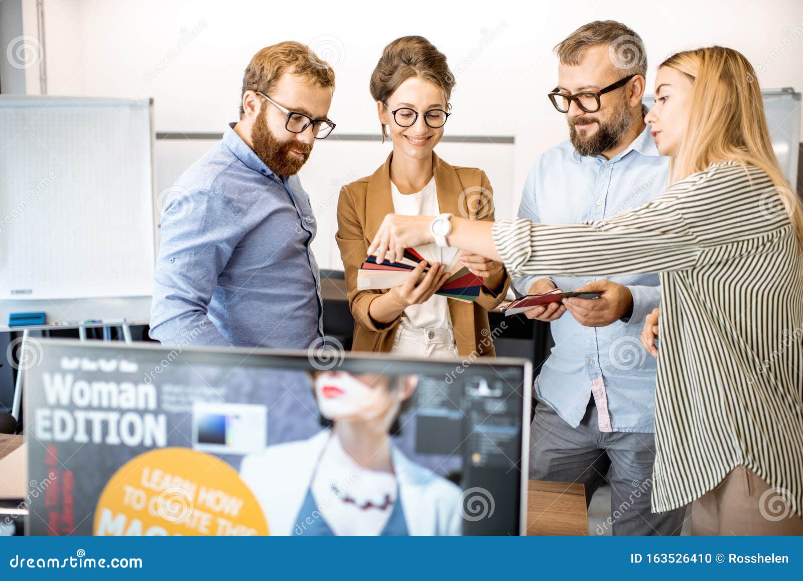 Creative People Working in the Office Stock Photo - Image of casual ...