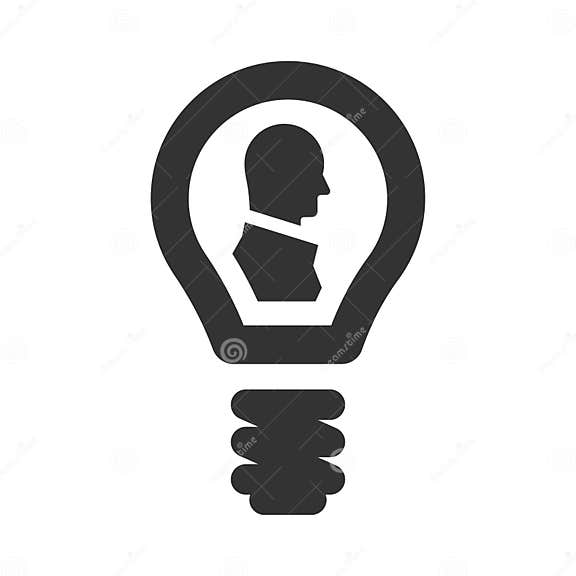 Creative person icon stock vector. Illustration of invention - 283051815