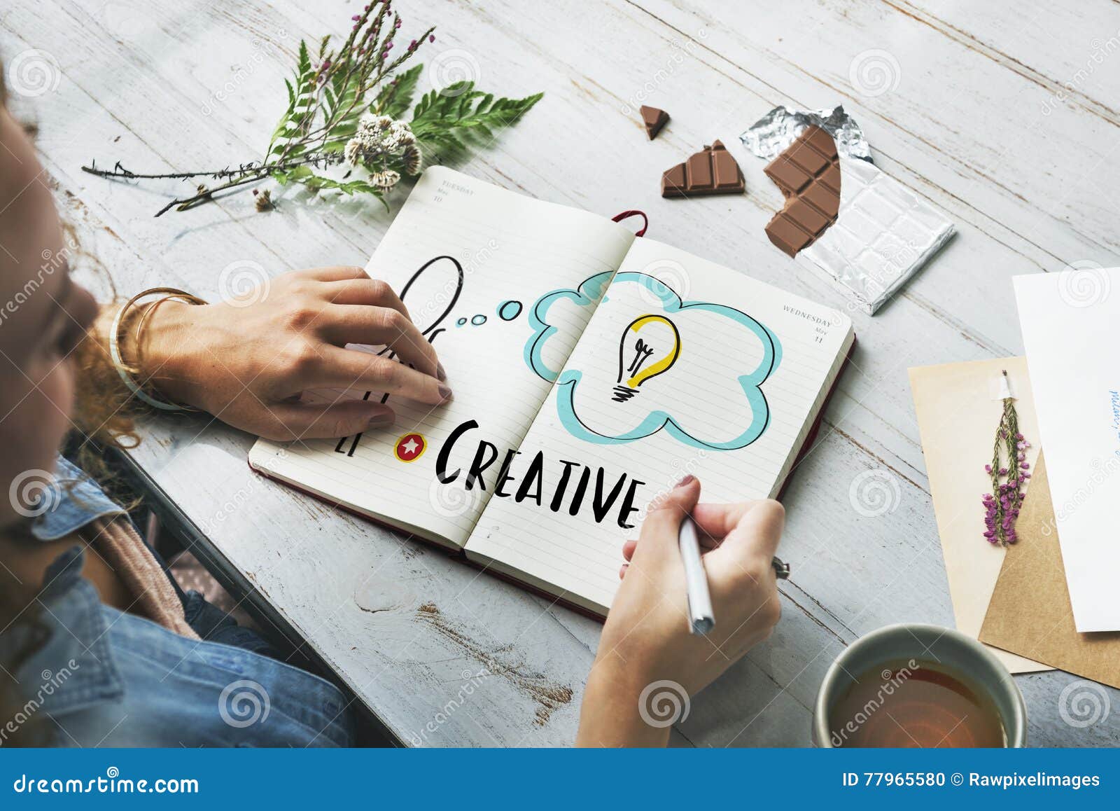 Creative Person`s Photo Gallery Shown On Phone Royalty-Free Stock ...