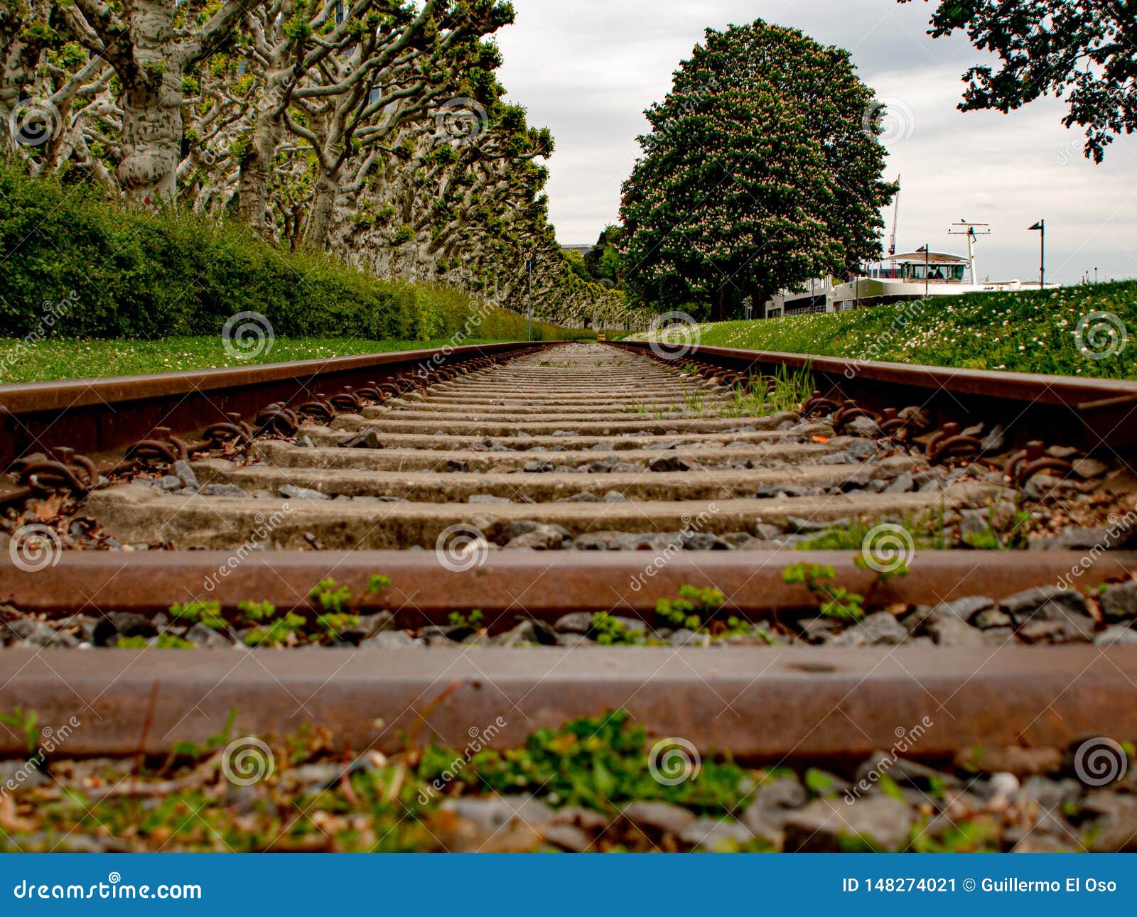 Creative Photography of an Old Train Route Stock Image - Image of ...