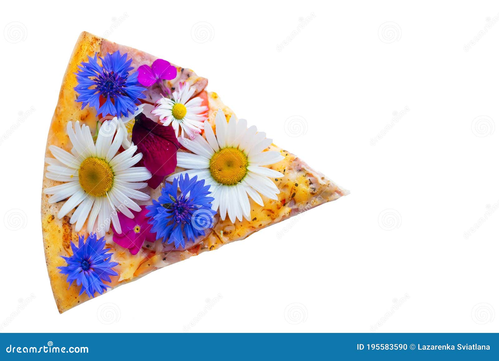 Creative pizza stock photo. Image of homemade, copy - 195583590