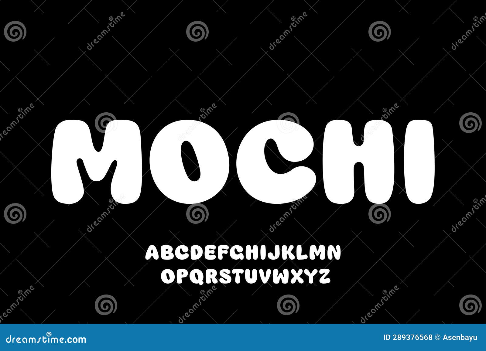 Creative Playful Rounded Alphabet Display Font Vector. Bold Cute ...