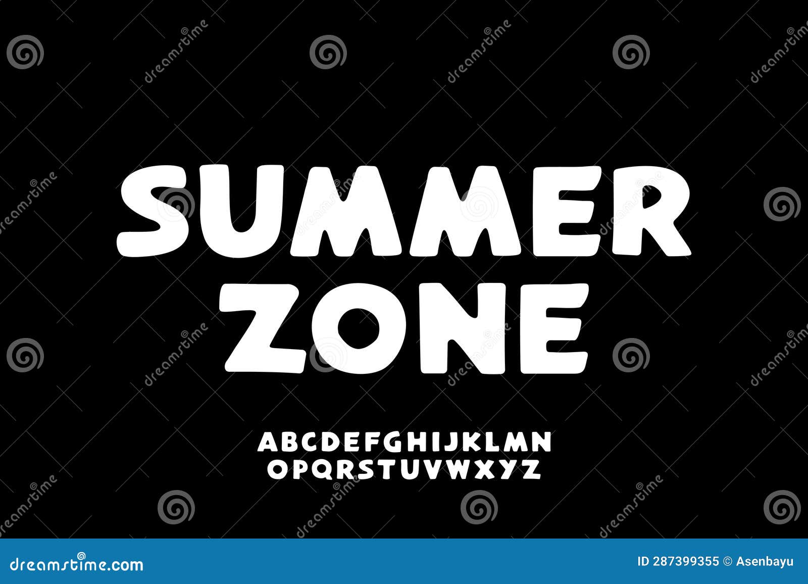 Creative Playful Sans Serif Retro Style Alphabet Display Font Vector ...