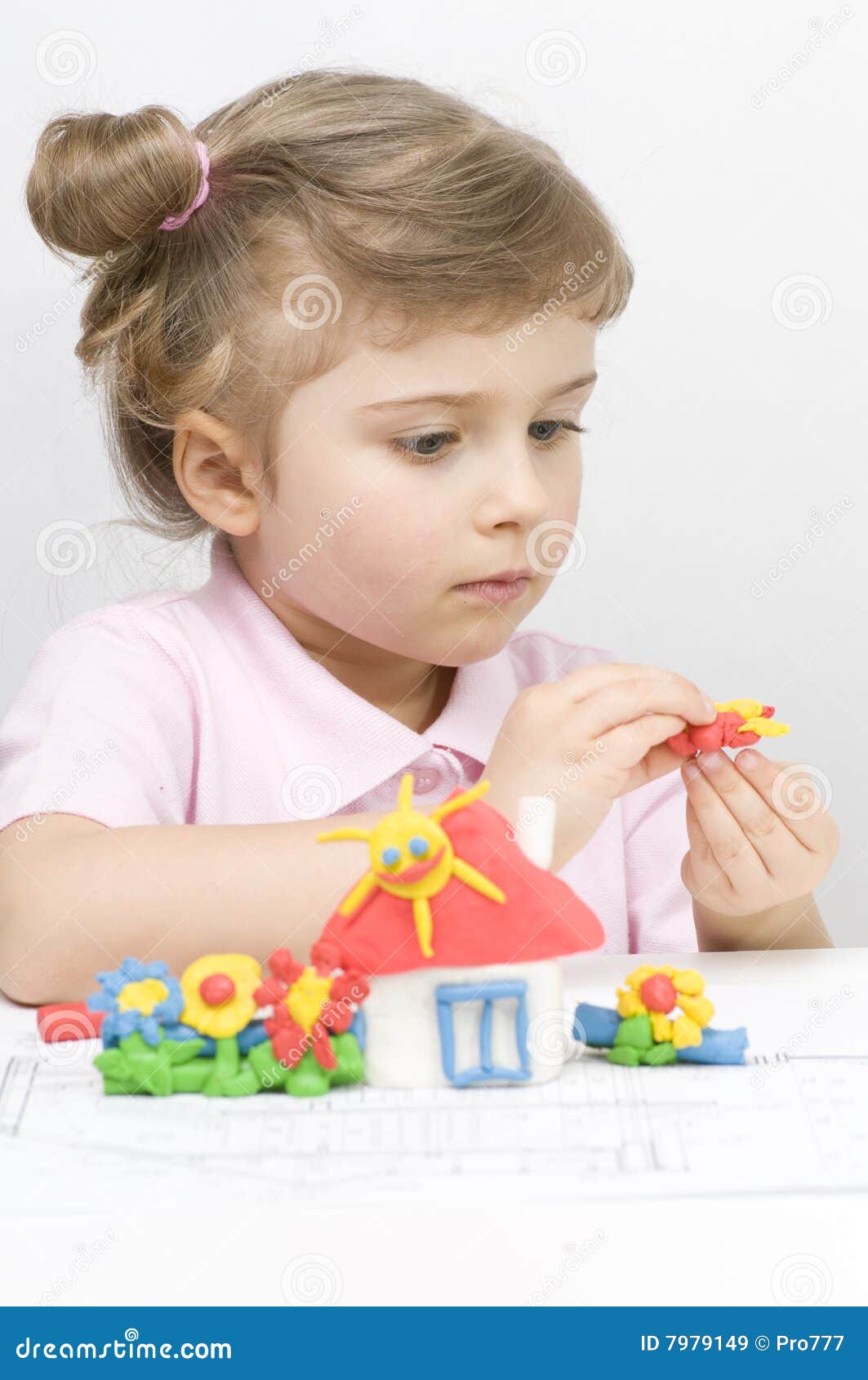 Creative Playing with Plasticine Stock Image - Image of creative, color ...