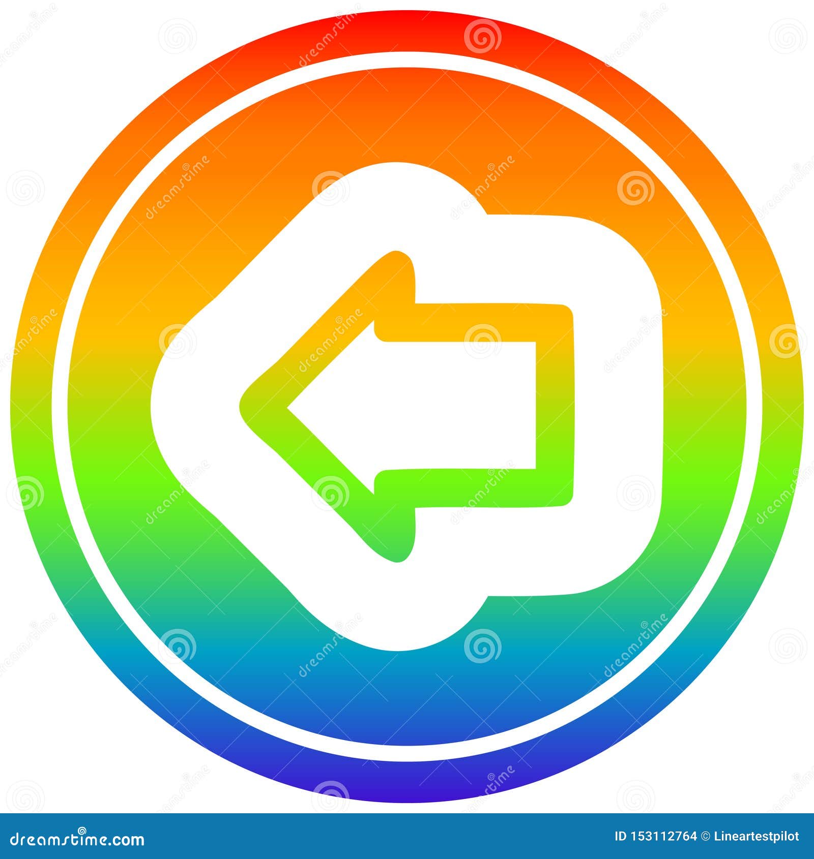 A Creative Pointing Arrow Symbol Stock Vector - Illustration of arrow ...