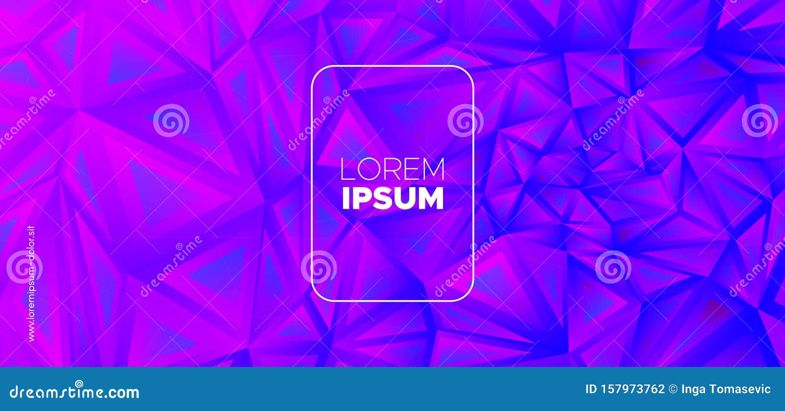 Creative Polygon Wallpaper. Digital Triangles Stock Vector ...