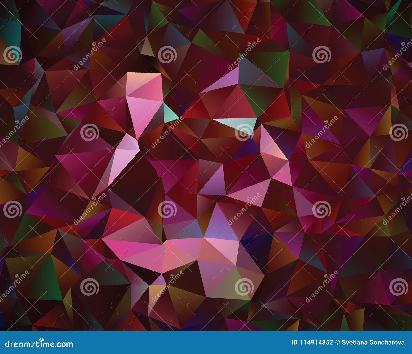 Creative Polygonal Abstract Background. Vector Clip Art. Stock Vector ...