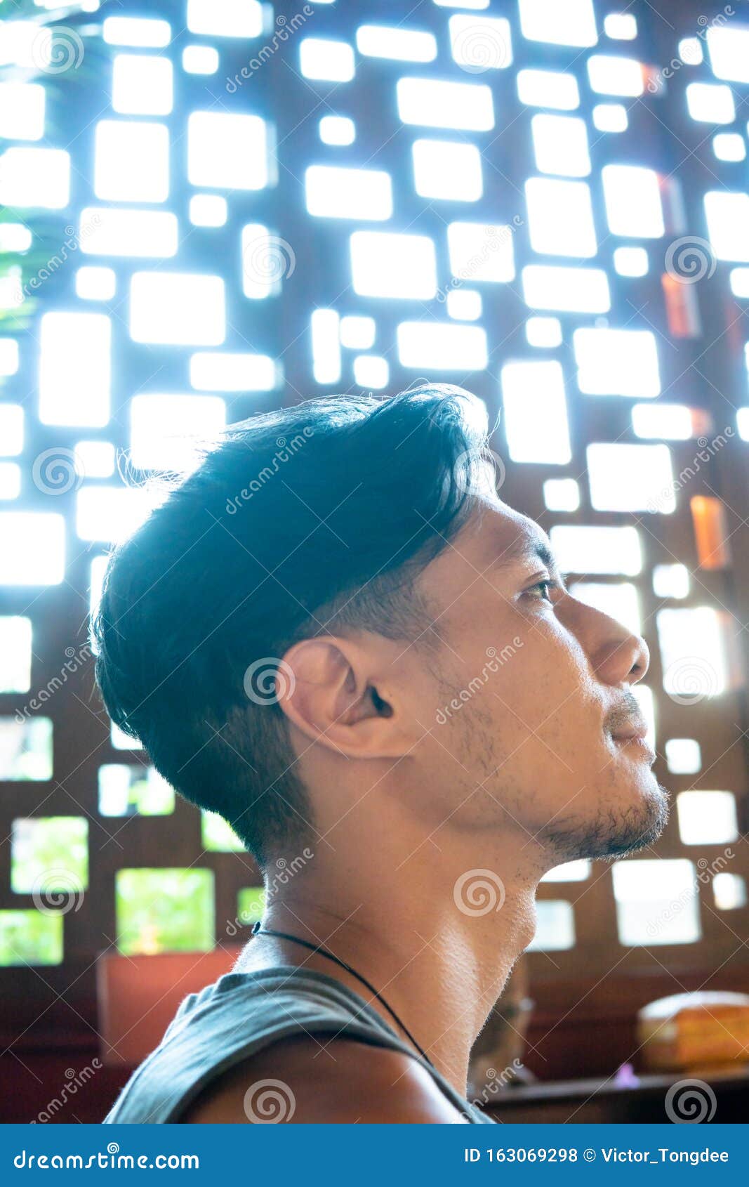 Creative Portrait of a Young Man Stock Photo - Image of science ...