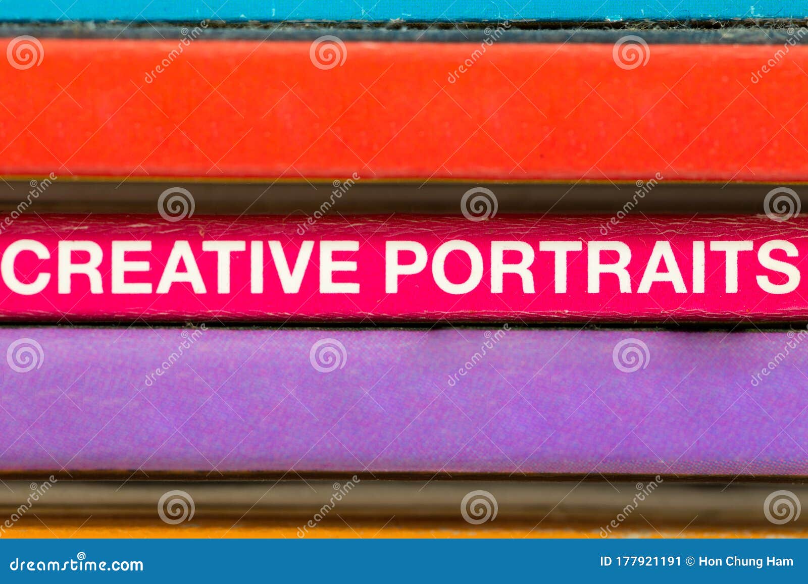 Creative Portraits Text Rusty Close Up View in Vivid Colorful Abstract ...