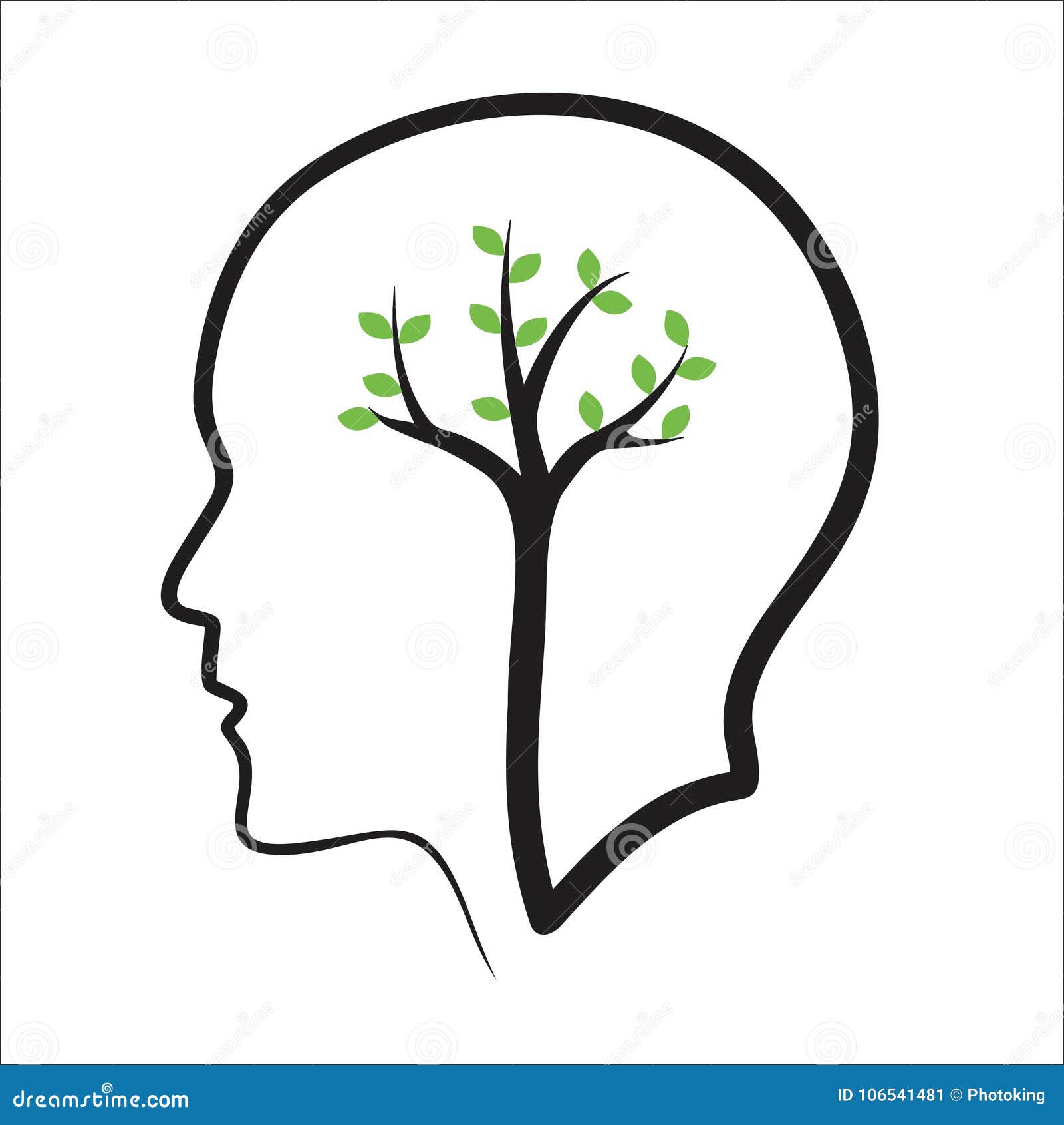 Creative Positive Thinking Concept Stock Illustration - Illustration of ...