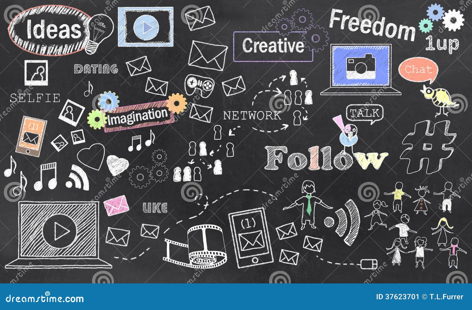 Creative Possibilities stock illustration. Illustration of chat - 37623701