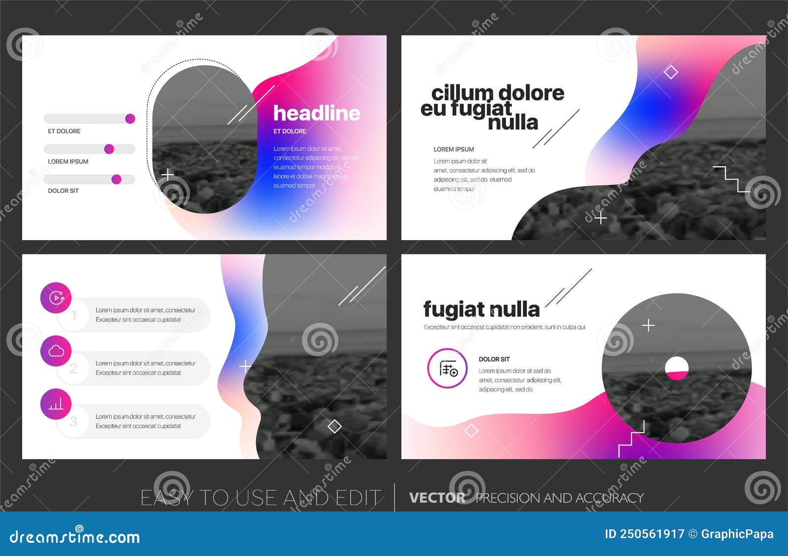 Creative Presentation Templates with Editable Design Elements and ...