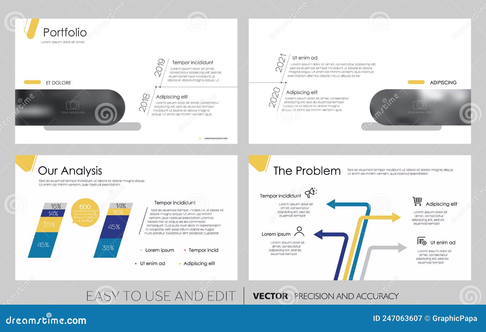 Creative Presentation Templates with Editable Design Elements and ...