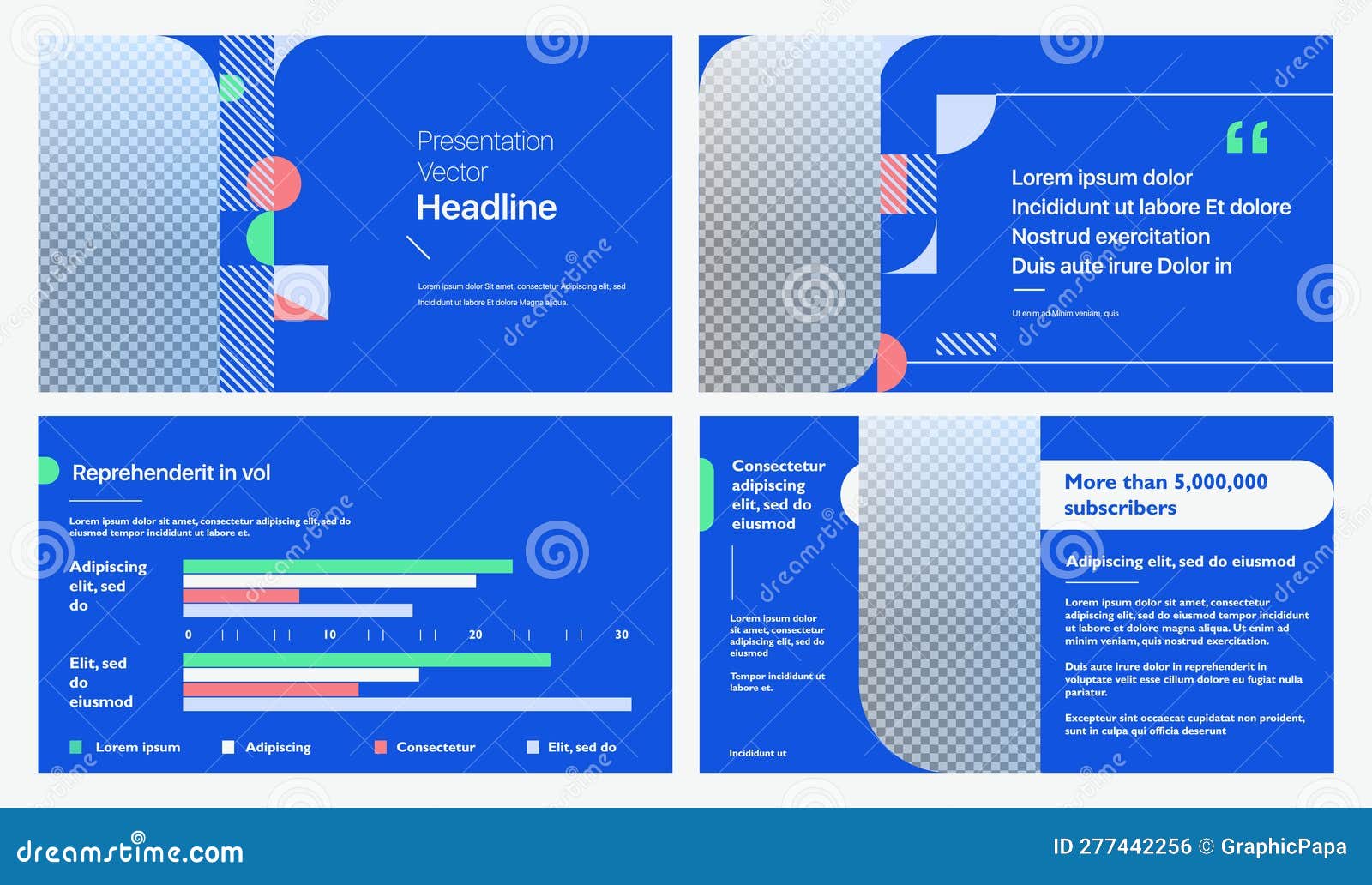 Creative Presentation Label Design For Infographics In 5 Steps Vector ...