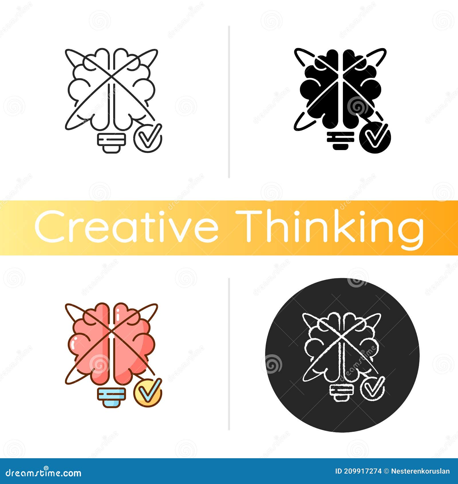 Reasoning Linear Icon Vector Illustration | CartoonDealer.com #230988600