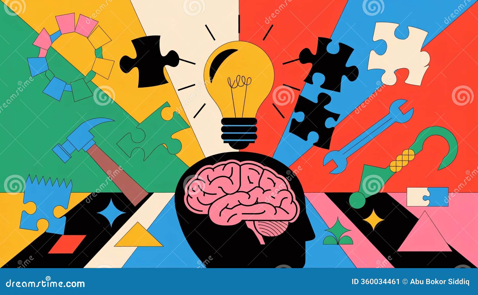 Creative Problem Solving Illustrated through Inspired Brain and Puzzle ...