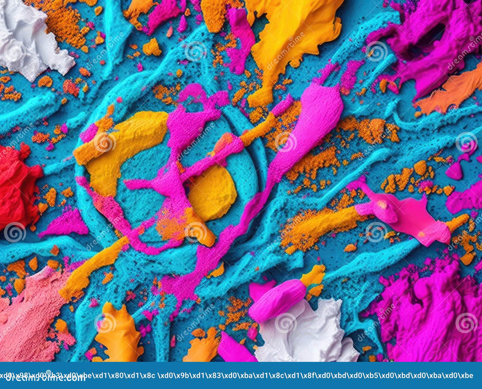 Creative Product Display Frame with Colorful Powder. Ai Generative ...