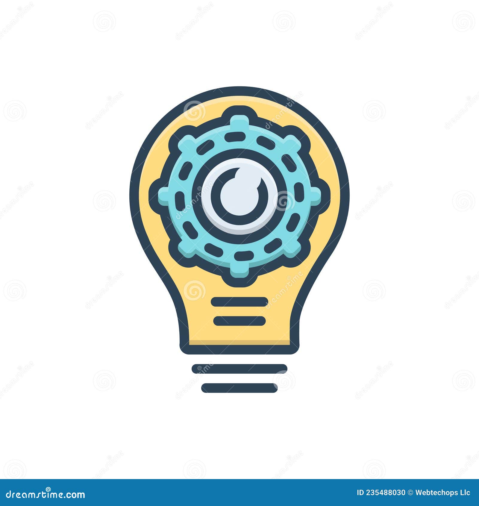 Color Illustration Icon for Creative Production, Production and ...