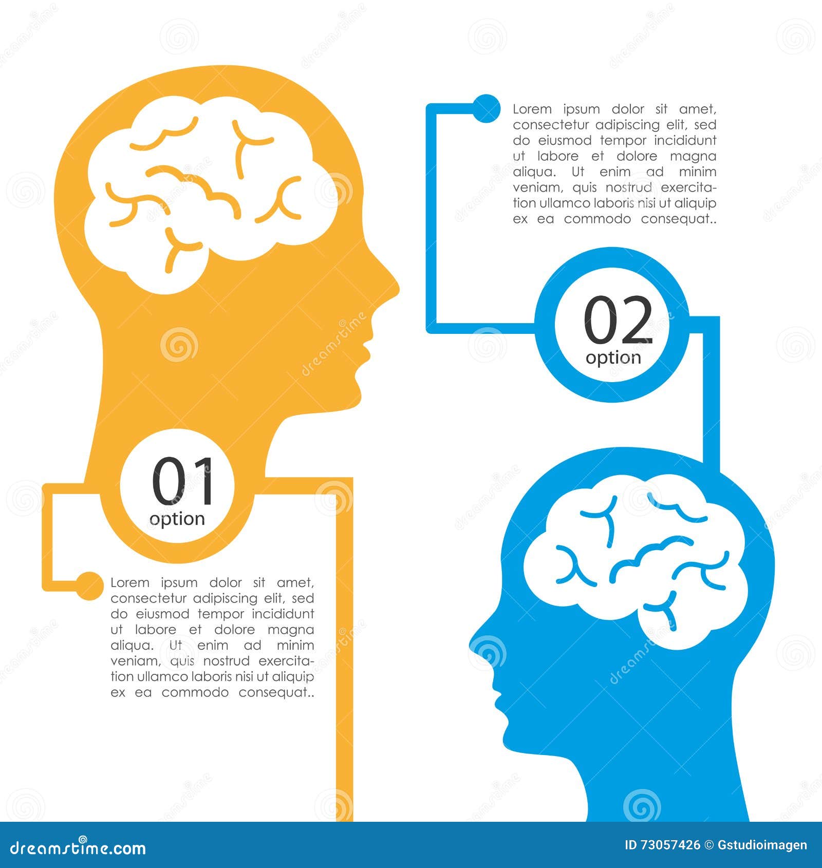 Creative profile design stock illustration. Illustration of imagination ...