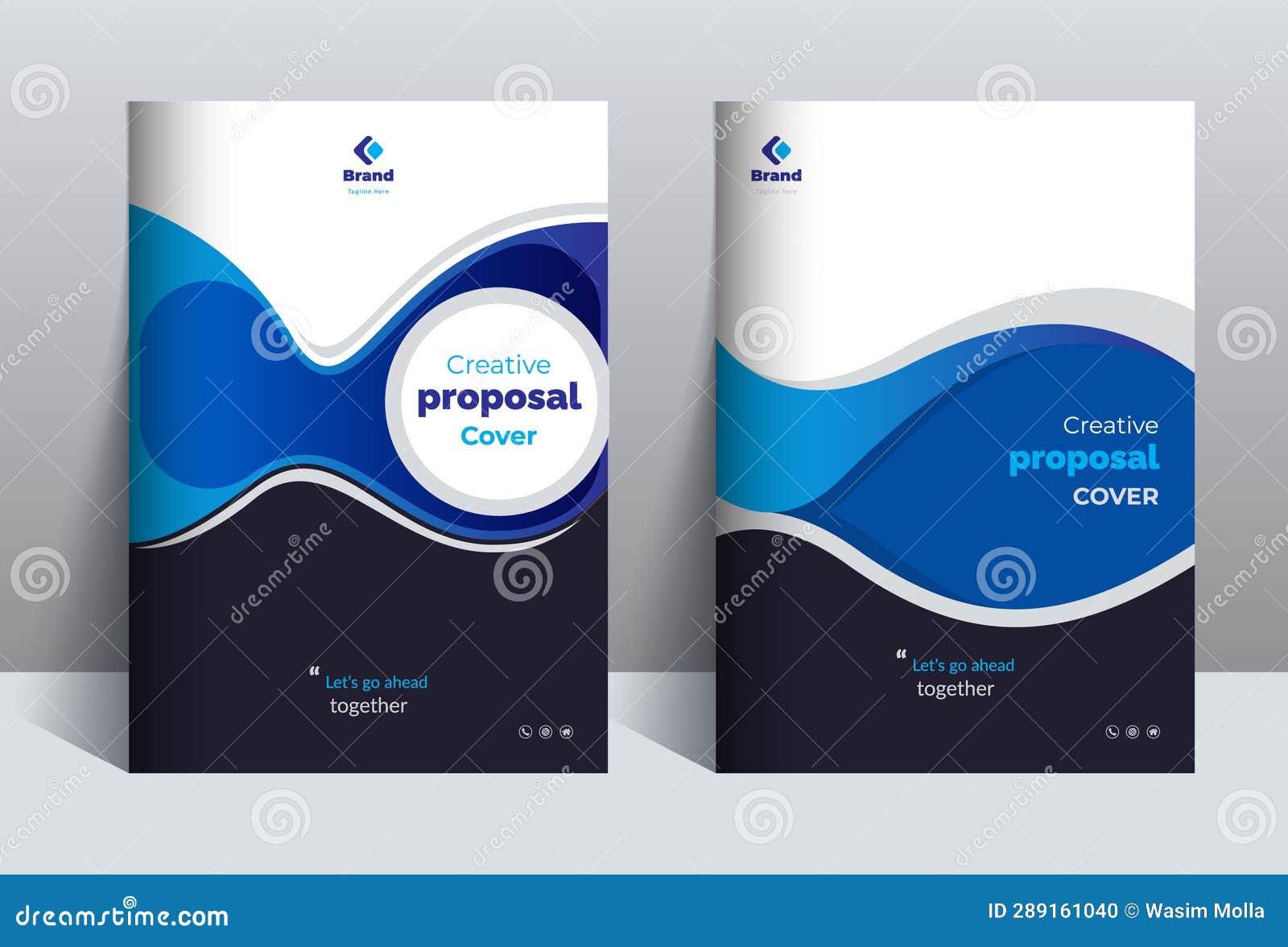 Creative Proposal Cover Design Template Adept For Multipurpose Projects ...