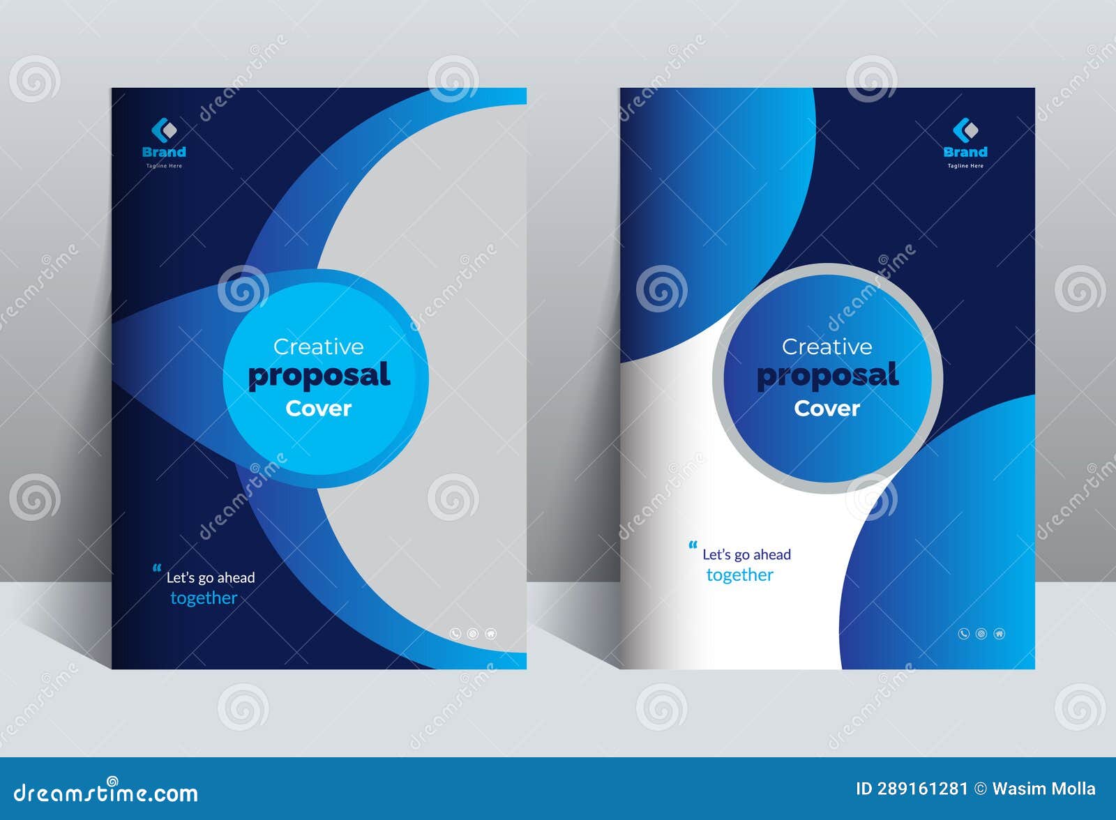 Creative Proposal Cover Design Template Adept for Multipurpose Projects ...