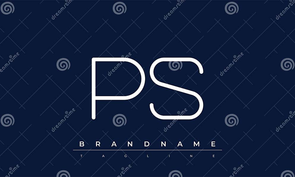 Creative PS Letter Initial Logo Vector Image Stock Vector ...