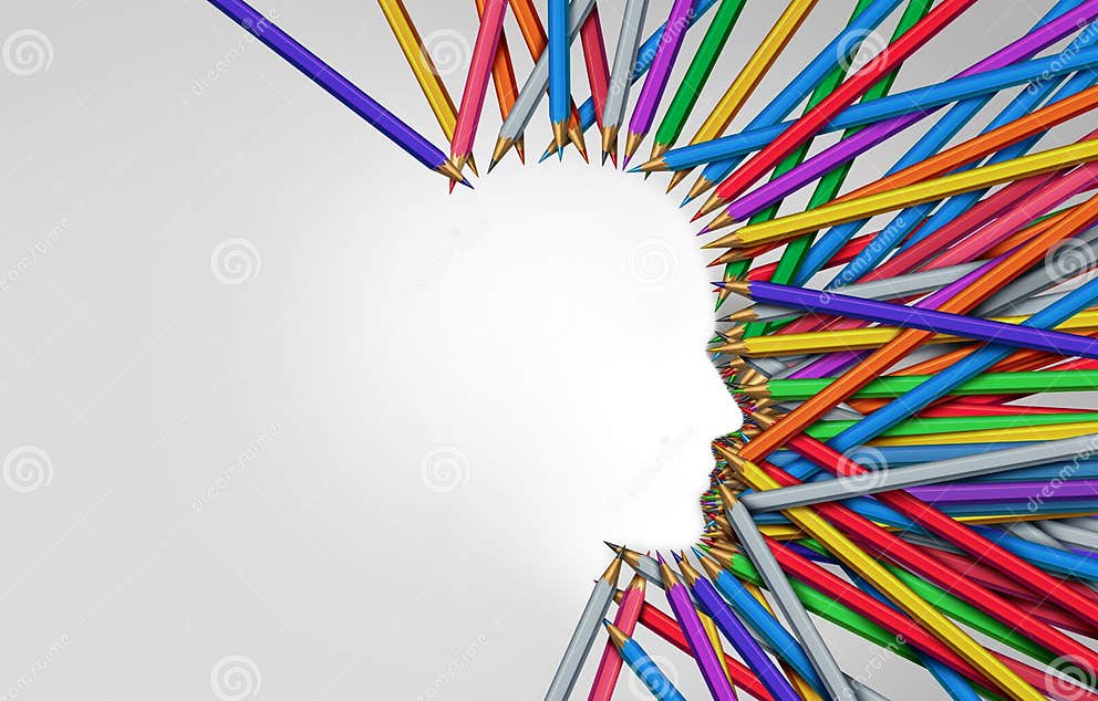 Creative Psychology stock illustration. Illustration of therapist ...