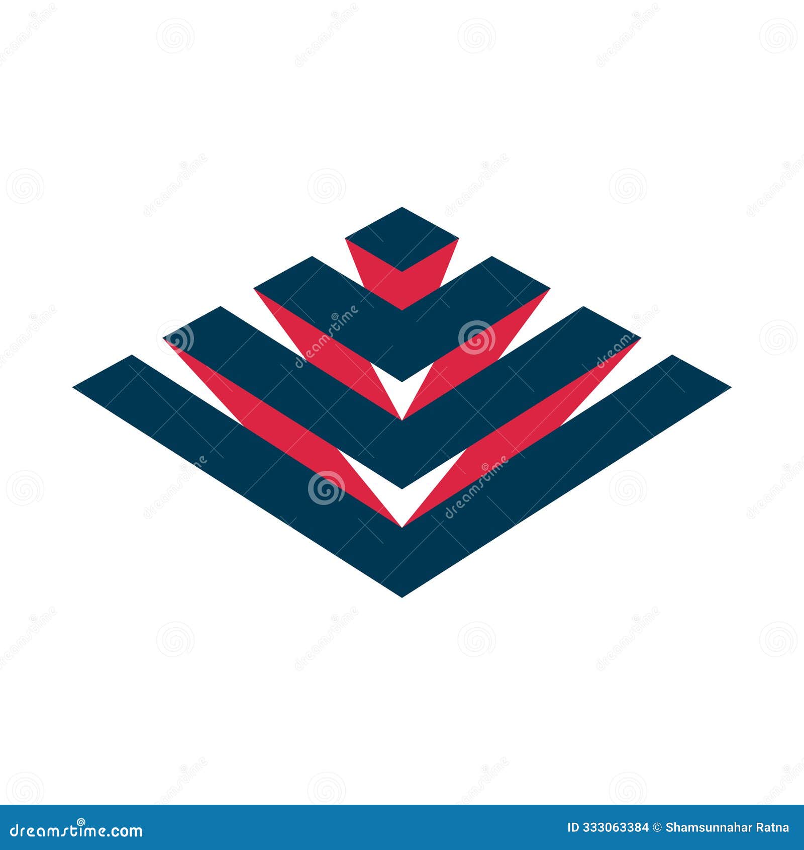 Creative Pyramid Technology and Innovation Logo Design Idea. Stock ...