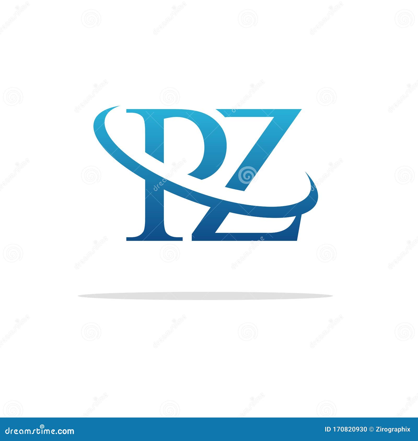 Creative PZ Logo Icon Design Stock Vector - Illustration of isolated ...