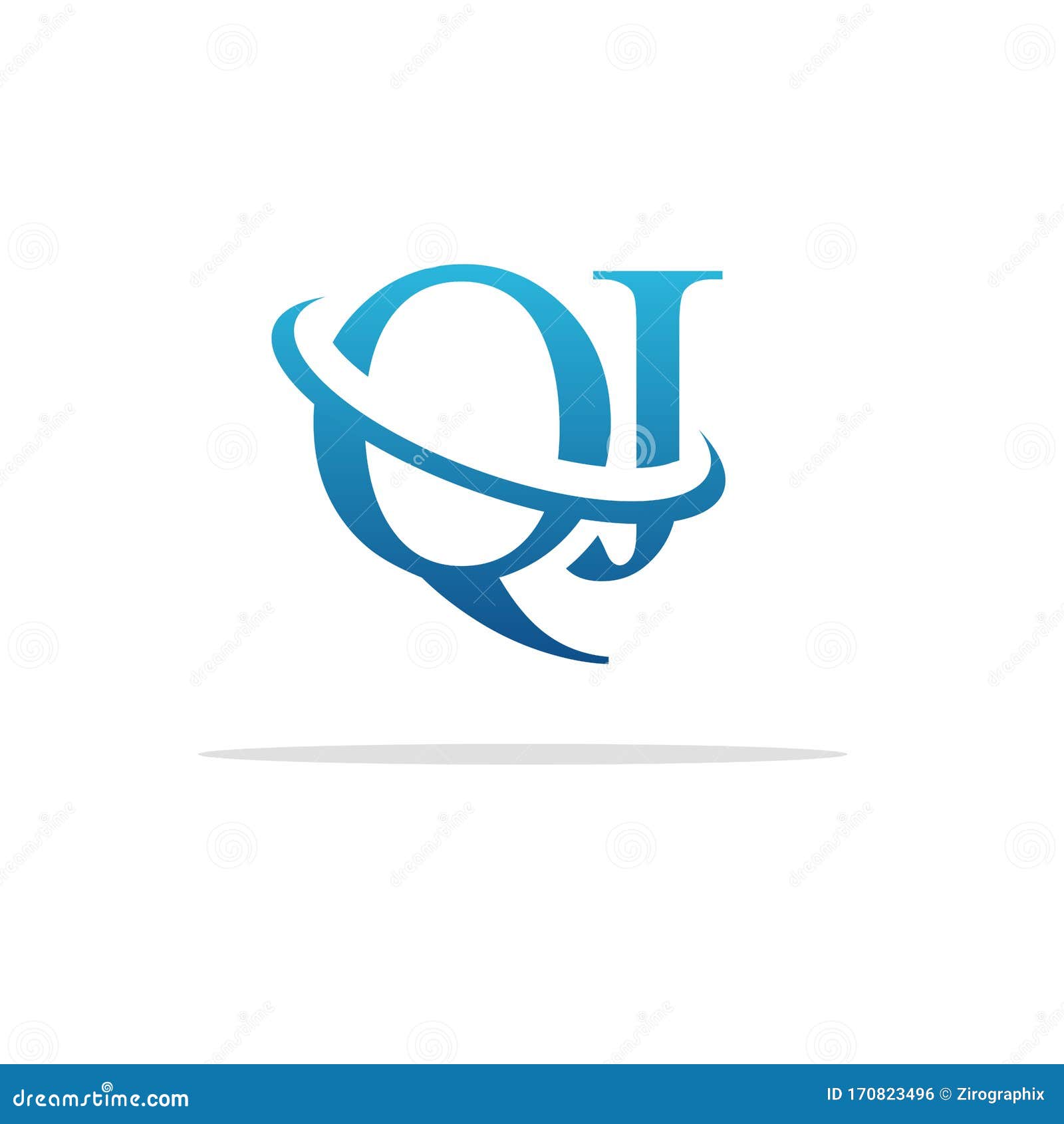 Creative QJ Logo Icon Design Stock Vector - Illustration of vector ...