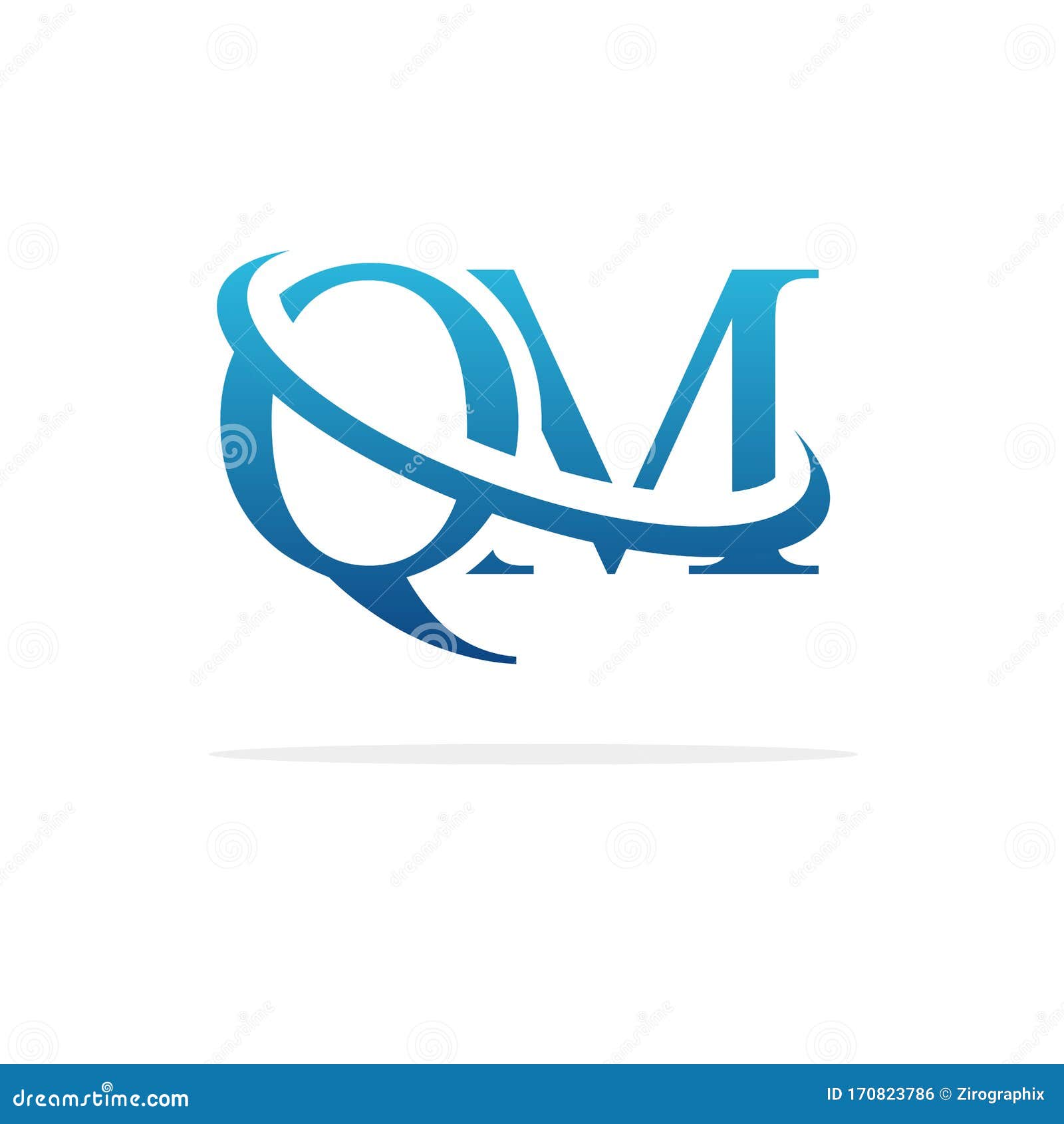 Creative QM Logo Icon Design Stock Vector - Illustration of information ...