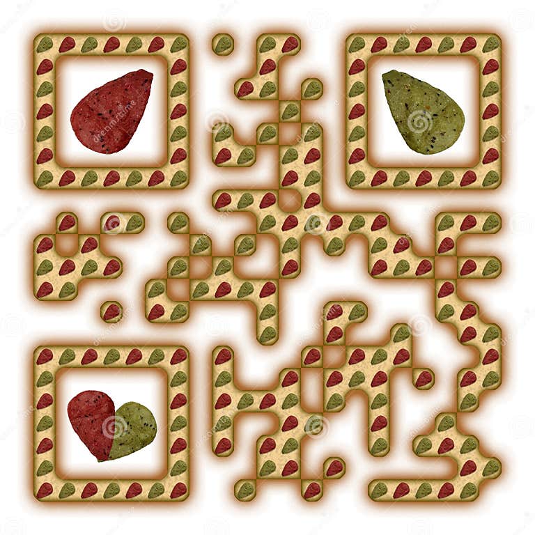 Creative QR Code, Nopalli Chips, Food and Technology Stock Image ...